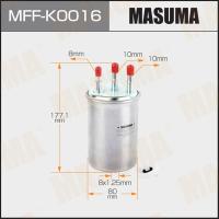China MASUMA Fuel Filter MFF-K0016 for SSANGYONG KYRON 6650921101 6650921301 For Your Needs for sale