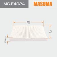 China MC-E4024 MASUMA Auto Synthetic Fiber Hepa Cabin Filter 6447KK for PEUGEOT 1007 for sale