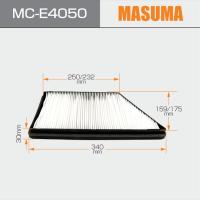 China MASUMA NO. MC-E4050 Cabin Filter 6447.AZ for PEUGEOT 206 Auto Repair Air Conditioning for sale