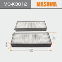 China MASUMA Cabin Filter for HYUNDAI SANTA FE I 2.7 V6 97619-3D000 97619-3D100 97619-3D200 for sale