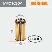 China 7*7*11.7 cm MFC-K304 MASUMA Paper Core Car Oil Filter for HYUNDAI SANTA FE I 1991-1998 for sale