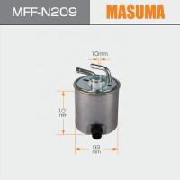 China 15*11*11cm MFF-N209 Billet Carburetor Pry Car Oil Fuel Filter 16400EC00A 16400-EC00A for Nissan Navara for sale