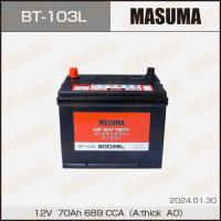 China BT-103L MASUMA Auto Car Accessories Auto Batteries 12V 70AH 689 CCA Car Battery 80D26L for sale