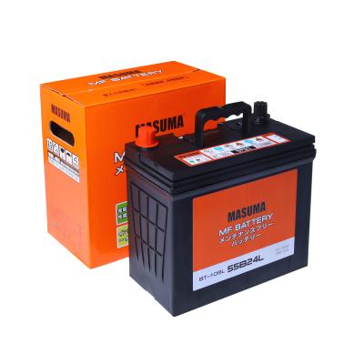 China BT-105L MASUMA Car Parts Auto Electrical Systems for Car 12V 45AH 462 CCA Battery 55B24L for sale