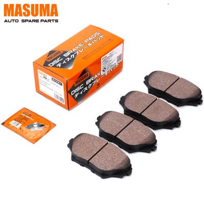 China 16*8.5*7cm MS-1447N MASUMA Myanmar Auto Spare Part Low Met Brake Pads 04465-42110 0446542080 04465YZZCN for sale