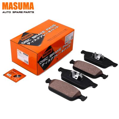 China Ford Car Fitment MASUMA Auto Parts BV6Z-2001-C 4Pair Set Brake Pads for JAPANESE CAR for sale