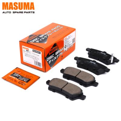 China MS-2914X MASUMA Auto Repair 4Pair Ceramic Brake Pads Set for Nissan 44060EB325 44060EA091 for sale