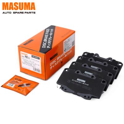 China Yes MS-1387X MASUMA Auto car Automatic 4Pair 4Pair brake pads set 04465-35080 TCR10W for sale