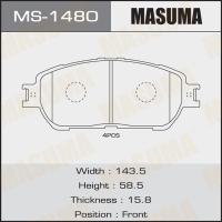 China MS-1480N MASUMA Auto Spare part Quick Stop brake pads set 04465-33270 XZU308 GDB3248 for sale