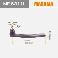 China SE-6311L Left Position MASUMA Automatic Tie Rod End for HONDA ACCORD 53560-SDA-A01 for sale