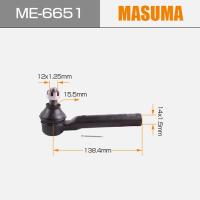 China Subaru LEGACY ME-6651 MASUMA Tie Rod End 34141AA041 34161SA000 for Stable Performance for sale
