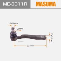 China Tie Rod Ends T410A63 ME-3811R MASUMA for LEXUS LX470 UZJ100L Auto Steering Parts for sale