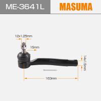 China Picture Size 45047-09230 ME-3641L MASUMA Assembly tie rod end for TOYOTA ALLEX NZE121 for sale