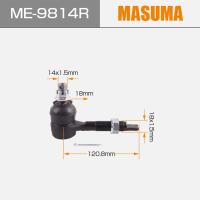 China ME-9814R MASUMA Auto cars outer tie rod end for TOYOTA AVENSIS WAGON Right 48720-05020 for sale
