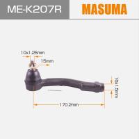 China Yes ME-K207R MASUMA Ball Joint tie rod end 568202E900 56820-2E900 for HYUNDAI TUCSON I for sale