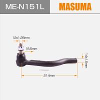 China SE-N151L MASUMA CAR PARTS Tie Rod End for NISSAN MURANO Reference NO. D8640-1AA1A for sale