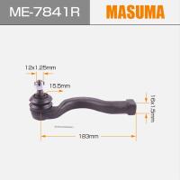 China ME-7841R MASUMA Steering Tie Rod End for MITSUBISHI L200 MR508136 4422A010 4422A097 for sale