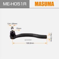 China 53540-TA0-A01 53560-SMG-003 SE-H051R Inner tie rod end 53540-TA0-A01 for HONDA CIVIC for sale