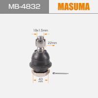China MB-4832 MASUMA Auto Suspension Systems Ball Joint 54501-2S688 for NISSAN DATSUN FMD22 for sale