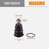 China MB-9554 MASUMA Ball Joint 55120-AD352 55120-AD350 for Nissan C25 Serena BASSARA JNU30 for sale