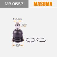 China MASUMA MB-9567 Ball Joint for NISSAN PATROL Y62 5600cc VK56VD Excellent Performance for sale