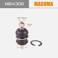 China MB-K308 MASUMA Auto Suspension Systems lower Ball Joint for OUTLANDER I CU W 2001-2006 for sale