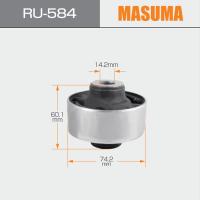 China RU-584 MASUMA Auto Car Bearing Steel Mountings Suspension Bushing for HONDA ACCORD CL7 for sale