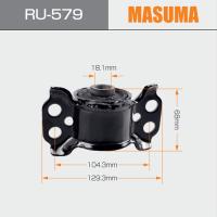 China 1992- RU-579 MASUMA Auto Car Shock Absorber Mountings Suspension Bush for MAZDA MPV LV5W for sale