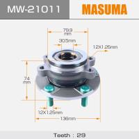 China MASUMA Front Wheel Hub 40202-JG000 40202-JG01B 40202-JG01A for NISSAN DUALIS TERRANO2 for sale