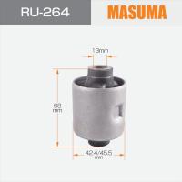China MASUMA NO. RU-264 Rubber Suspension Bush for MITSUBISHI MINICAB U62T and Long-Lasting for sale