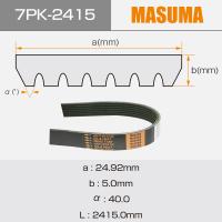 China 7PK-2415 V-BELT for MITSUBISHI MONTERO V65W MASUMA NO. 4451A095 MD366490 MN155725 for sale