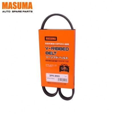 China MASUMA Auto spare part Transmission Parts three v belt 3PK-850 for TOYOTA CROWN NZE124 for sale