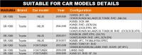 China 1302.7mm Car Model For HILUX Pickup Hydraulic RHD Auto Steering Gear Power Steering Rack for sale