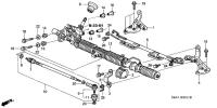 China SR-1003 MASUMA RHD Hydraulic Auto Spare Parts Steering Rack For Honda Cr-V 53601-S9A-023 for sale