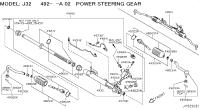 China Yes SR-2001 MASUMA RHD Hydraulic Steering Gear for Nissan Teana Maxima 49001-JN00A 49001-JN03A for sale