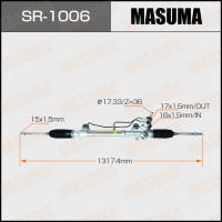 China SR-1006 MASUMA Auto Steering Gear 44200-0k020 LHD Hydraulic For Toyota FORTUNER 2000-2004 for sale