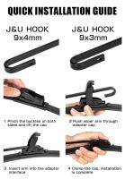 China OE NO. 76630-T2A-J01 1999-2007 MASUMA Vehicles Repair Part Flat Windscreen Wiper Blade for sale