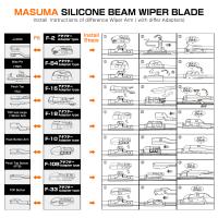 China MU-20h MASUMA Auto Parts Accessories 76630-TY3-J02 Wiper Blade for HONDA LEGEND for sale