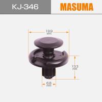 China KJ-346 MASUMA Car Nylon Plastic Clips for HONDA INSPIRE 01553-09191 and 09409-07332 for sale