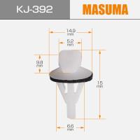 China KJ-392 MASUMA Plastic Retainer Plastic clips MB547806 MU481276 LEXUS NX200 Remarkable for sale