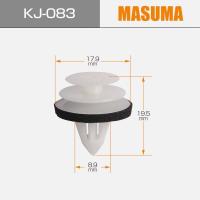 China MASUMA KJ-083 Nylon Auto Fastener Rivets for Toyota 67771-17020 67771-20080 67771-30070 for sale