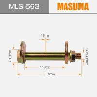 China MLS-563 MASUMA Camber bolt MR418673 4113A073 MU431006 MU435005 for MITSUBISHI MONTERO V64W for sale