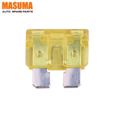 China Compact 20A Yellow 100 pcs MASUMA Safety System Clip Fuses 90982-09004 MS810967 URJ201L for sale