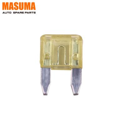 China MASUMA Car Accessories 09481-20501 18790-05263 18980-04817 24319-C9920 URJ201L 20A Yellow Blade Type Fuse for sale