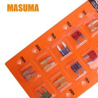 China 10 pcs Colorful Standard Blade Automotive Fuses for Car 50-30A MASUMA FS-061 17*9.5*1cm for sale