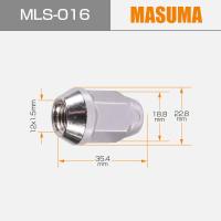 China MASUMA NO. MLS-016 JIS Standard Stainless Steel Wheel Nut for ASV40L Maintenance for sale