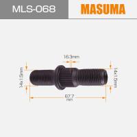 China MLS-068 MASUMA Wheel nut 90942-02042 for TOYOTA DYNA car wearing part within 18*10*2cm for sale