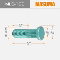 China MLS-199 MASUMA Brass Bolt for SUZUKI CULTUS Car 09119-12008 09119-12012 Wheel Nut RA21S for sale