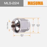 China MASUMA NO. MLS-224 Steel Manufacturing Repair snap bolt for HONDA DOMANI Wheel nut CD3 for sale