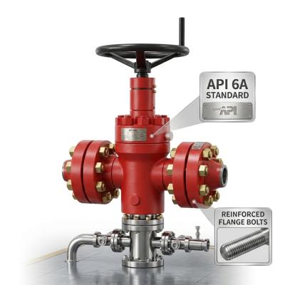 China 2 1/16 inch High Pressure Gate Valve Manual Gear Operated Operating Temperature 75°F to 350°F Industrial Valve Solution for sale